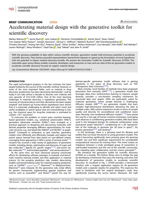 Pdf Accelerating Material Design With The Generative Toolkit For
