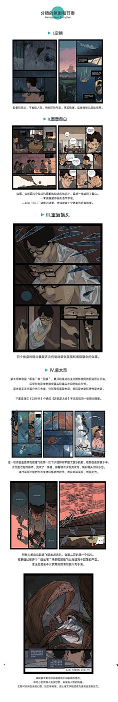 分镜条漫 花瓣网陪你做生活的设计师 ，画面留白，重复镜头，蒙太奇
