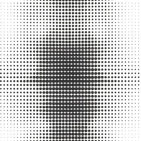 Premium Photo Seamless Circle Halftone Pattern Design