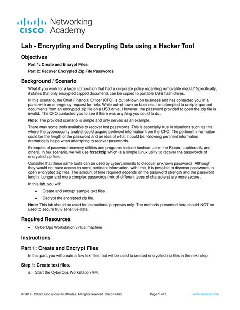 Lab Of Encrypting And Decrypting Objectives Part Create And Encrypt Files Part