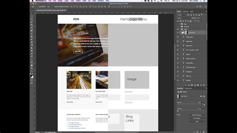 How To Make A Website Wireframe In Photoshop Youtube