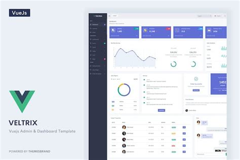 veltrix vuejs admin and dashboard template design template place