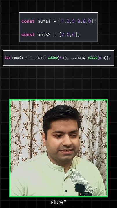 Merge Sorted Arrays Leetcode Javascript Tell Me The Time And Space