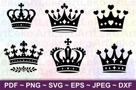Queen Crowns Svg Bundle Crown Svg Tiara Svg Queen Tiara Svg