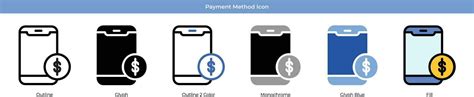 Payment Method Icon Set 36587546 Vector Art At Vecteezy