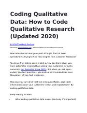 Coding Qualitative Data Docx Coding Qualitative Data How To Code Qualitative Research Updated