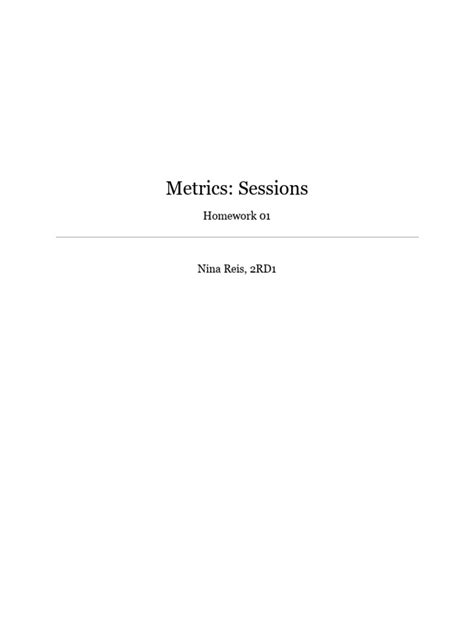 metrics sessions pdf websites analytics