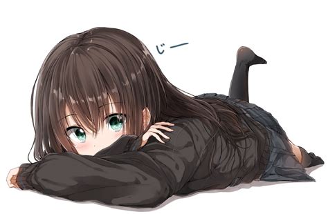 Anime Girl Looking