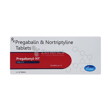 Pregabanyl Nt Tablet Zenerics