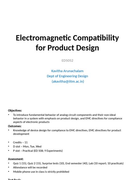 Emc Chap 1 Pdf Electromagnetic Interference Electromagnetic Compatibility