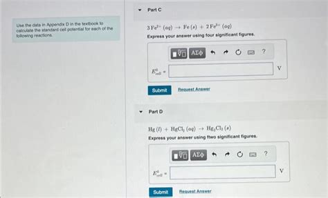 Solved Use The Data In Appendix D In The Textbook To Chegg Com