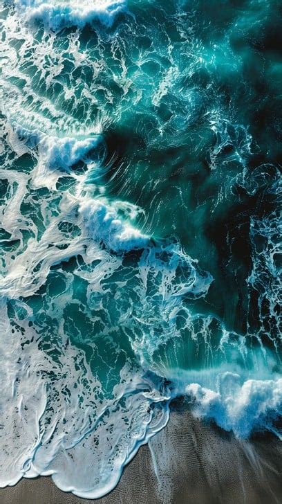Free Ocean Waves Aerial Image Ocean Waves Aerial Download At