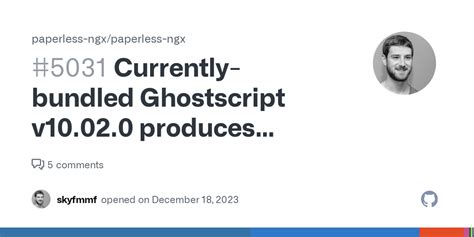 Currently Bundled Ghostscript V Produces Garbled Pdf A Output Fix Available In V