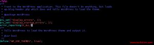 Enable PHP Errors To Display On Web Browser
