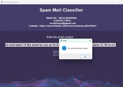 Github Revabharara Spam Mail Classification Using Machine Learning Algorithms This Data