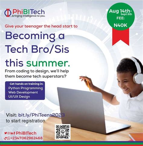 Olaiya Ayotunde Abass On Linkedin Introducing Phibitech Teenagers