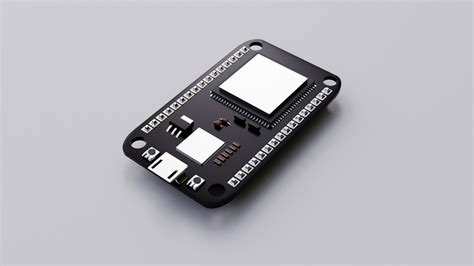 Esp32 Chip 3d Model Cgtrader