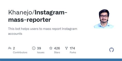 Github Khanejoinstagram Mass Reporter This Bot Helps Users To Mass Report Instagram Accounts