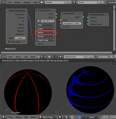 Node Editor EZ Uv Mapping Of Generated Images To Sphere But Never The Right Direction