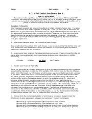 Pset 5 Solutions Pdf Name Rec Section TA 7 012 Fall 2016 Problem Set 5 Due Fri 11 04 2016