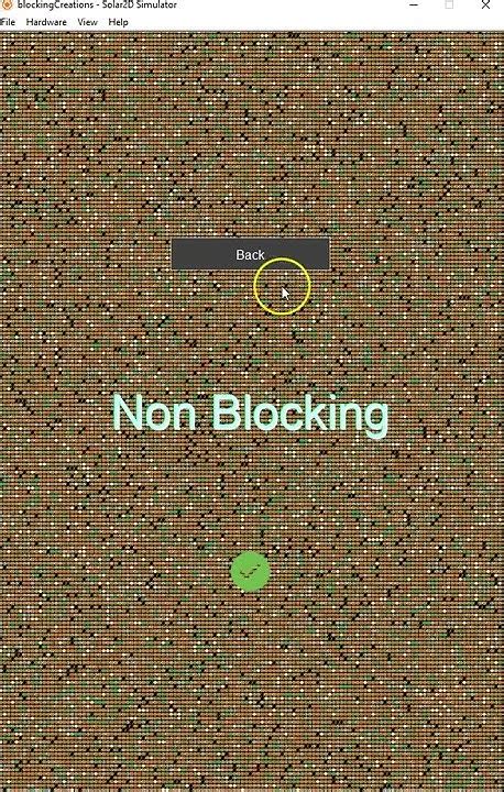 solar2d how to avoid blocking while creating youtube