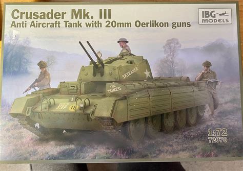 Quick Build Crusader Mk Iii Aa Tank Ibg 172 Scale Work In Progress Armour