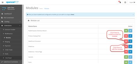 Opencart Salesforce Connector