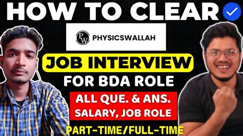 how to clear physicswallah interview😍 physicswallah academic interview