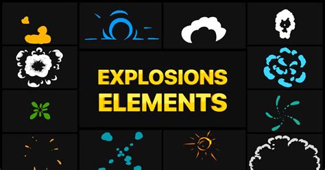 explosions 15 03 2d textures and materials unity asset store