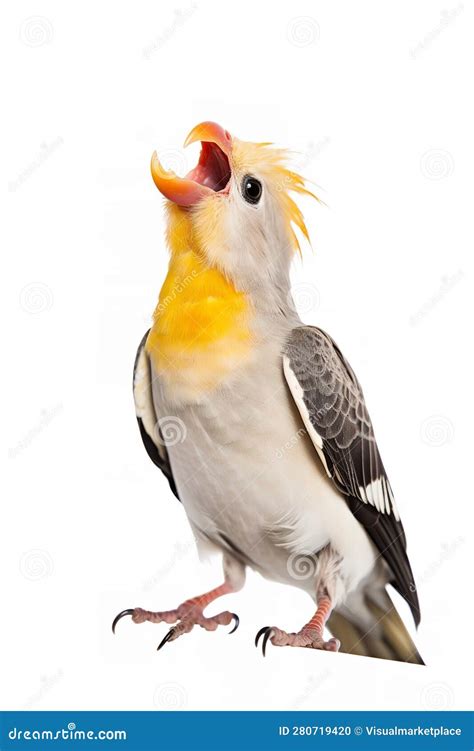 Cockatiel Singing Stock Illustration Illustration Of Parrot 280719420
