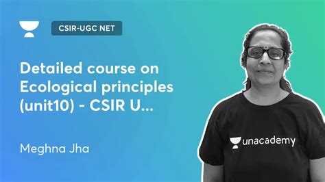 Csir Ugc Net Detailed Course On Ecological Principles Unit10 Csir