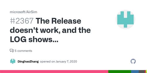 the release doesn t work and the log shows logwindows failed to load