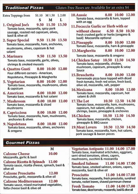 Joes Food Emporium Menu At Isla Fatnowna Blog