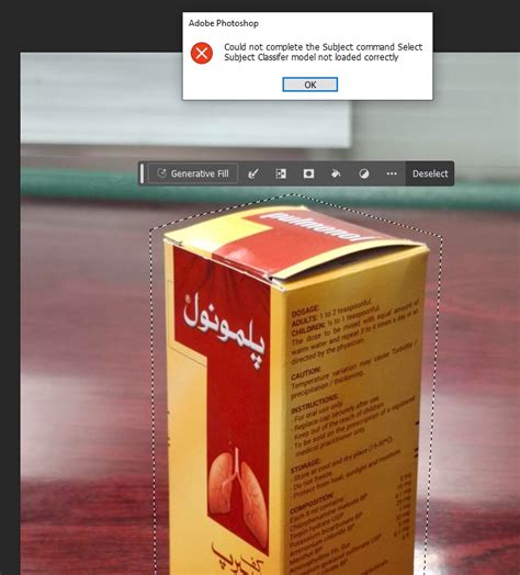 Error While Using Select Subject Option From Selec Adobe Community 14768331