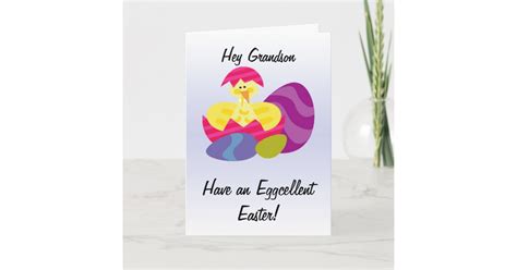 Easter Card Grandson Zazzle