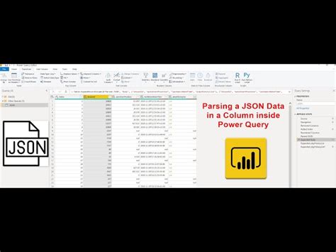 Json Converting Response Data From Api Into Table In Power Bi Using