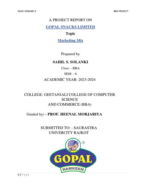 Project Pdf Marketing Pricing