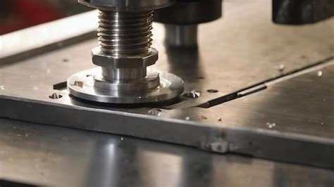 Premium Ai Image Thread And Nut Detail On Industrial Workbench With