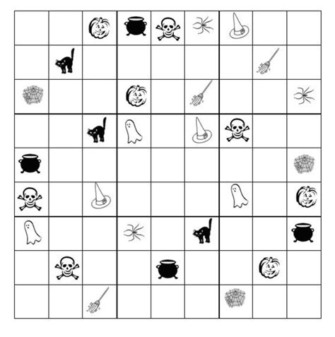 Free Printable Halloween Sudoku Puzzles At Jesus Potter Blog