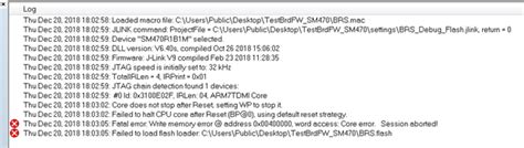 Sm470r1b1m Ht Unable To Reset Arm Cpu Unable To Halt Using Segger