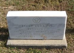Tony Perkins 1924 1960 Find A Grave Memorial