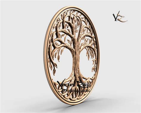 Tree Of Life D STL Model For Cnc Users CNC Router Engraver Etsy Stl Tree Of Life Quartz Stone