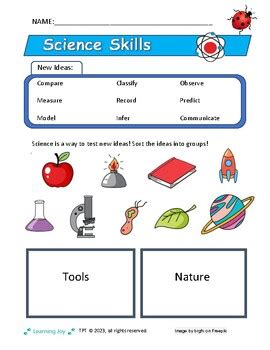 Science 1 Compare And Classify Color By Sarah Braun TPT