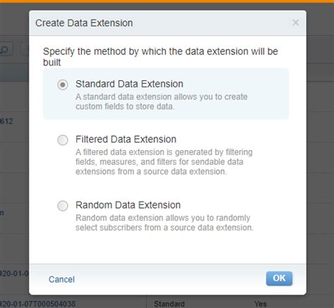 How To Create A Data Extension In Salesforce Marketing Cloud
