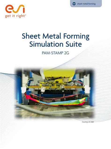Pdf Sheet Metal Forming Simulation Suite Esi Group · Pdf Filethe