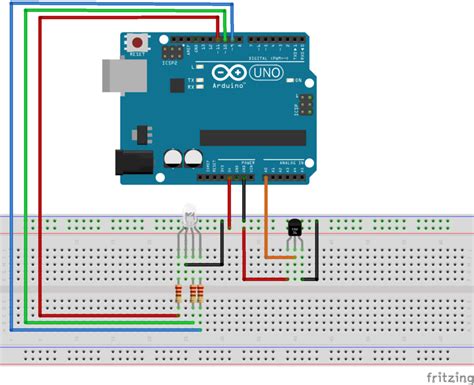 Arduino Примеры Пример подключения температурного датчика Tmp36 — Онлайн справочник