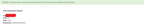 How To Use The Rescue Mode In Solusvm Control Panel Knowledgebase