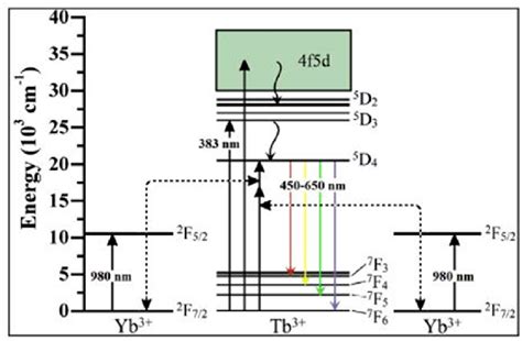 Energy Level Diagram And Bidirectional Up And Down Conversion Download Scientific Diagram