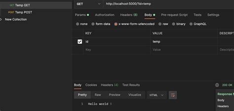 Flask The Method Is Not Allowed For The Requested Help Hub Postman Community