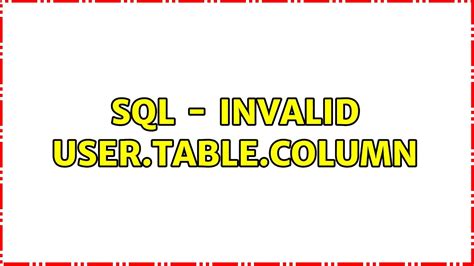 Sql Lumn 2 Solutions Youtube